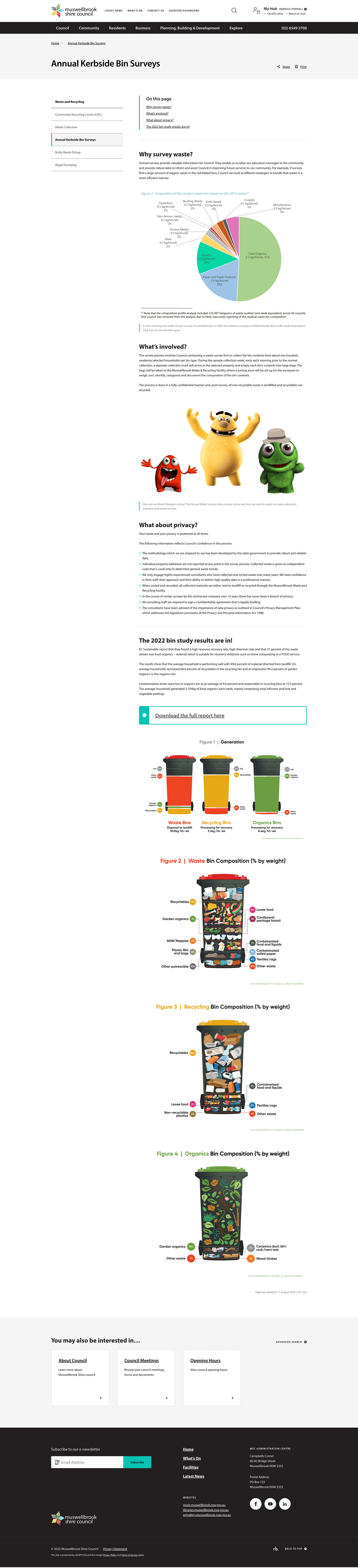 Local Council Website - Muswellbrook Shire Council: Redback