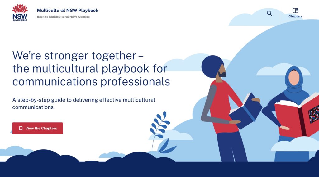 Government Agency Website - Multicultural NSW: Redback