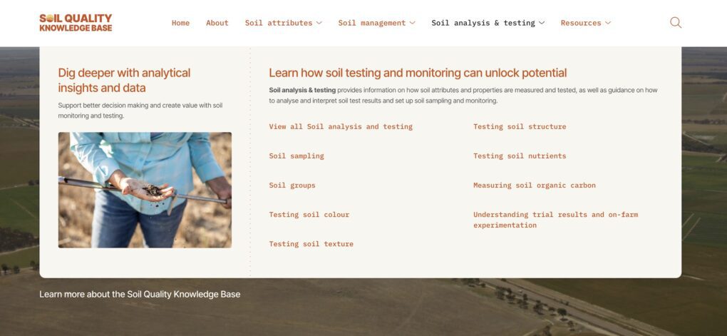 Agriculture Website Design & Development - SoilsWest: Redback