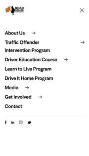 Road Safety Website Example - Road Sense Australia: Redback