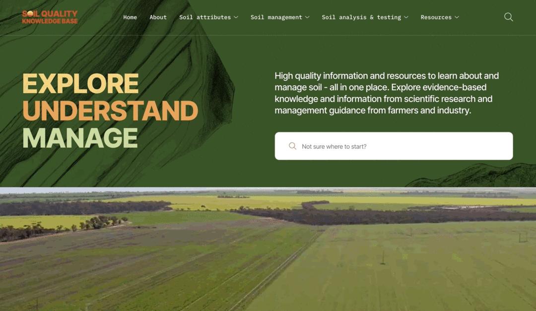 Agriculture Website Design & Development - SoilsWest: Redback