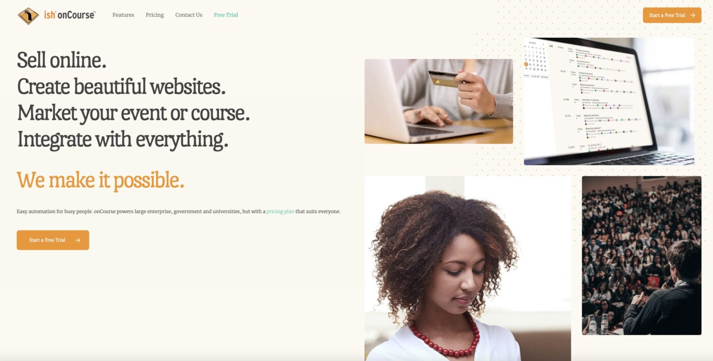 Software Company Web Design & Development - ish OnCourse: Redback